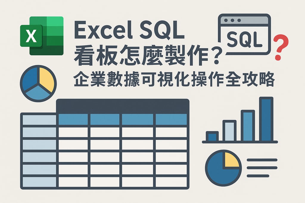 Excel SQL看板怎么制作？企业数据可视化操作全攻略 | 零代码企业数字化知识站